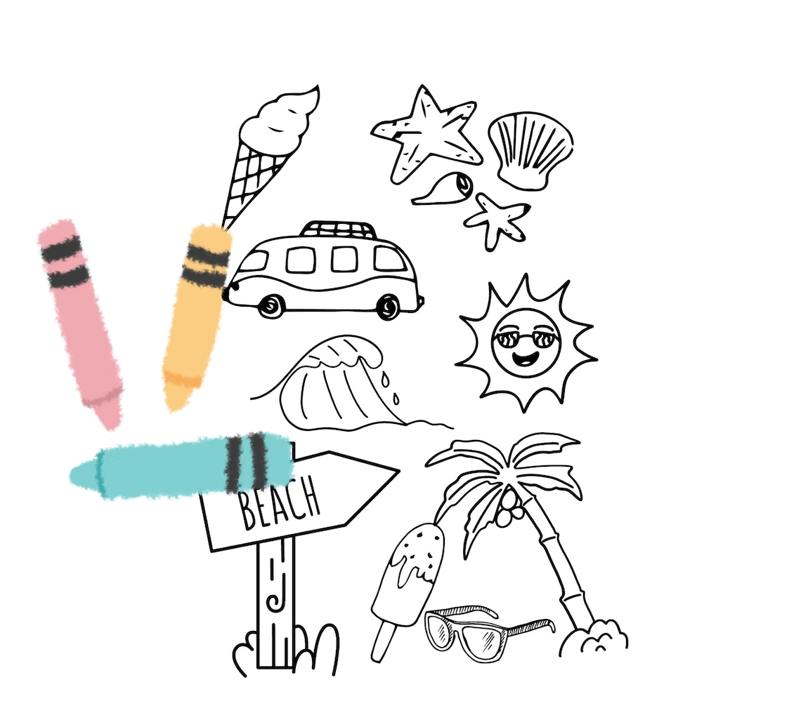 Road Trip Boredom Busters for Kids - Instant Download - Beach ...
