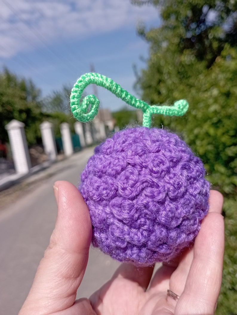 Gomu Gomu No Mi Purple Devil Fruit Luffy Devil Fruit - Etsy