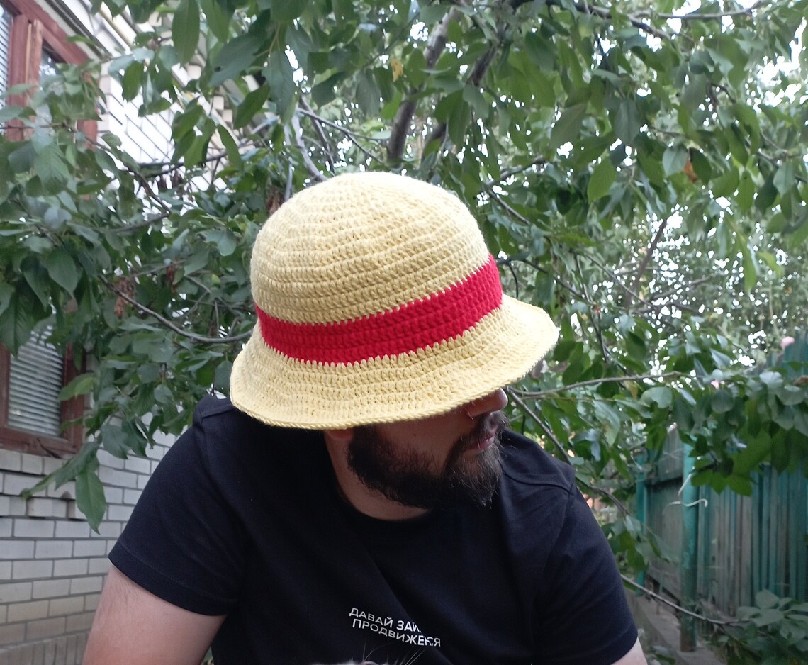 Luffy Straw Hat One Piece Anime Cosplay Replica Monkey D - Etsy