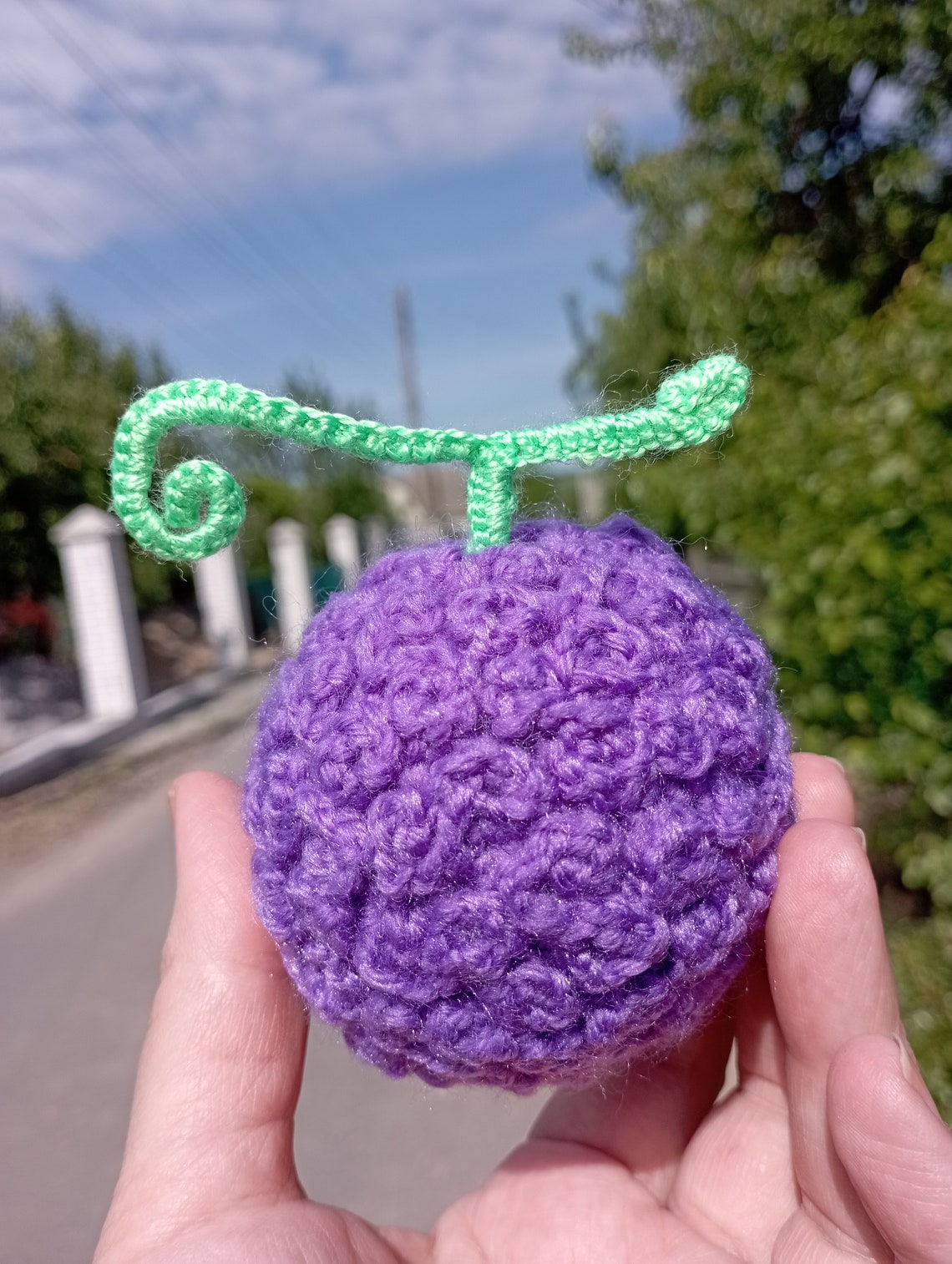 Gomu Gomu No Mi Purple Devil Fruit Luffy Devil Fruit - Etsy
