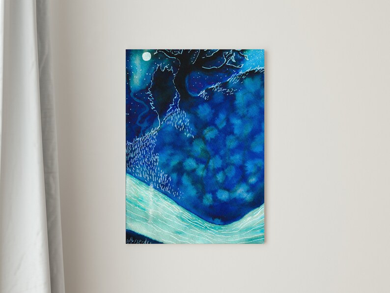 Moon River Art Print | Etsy