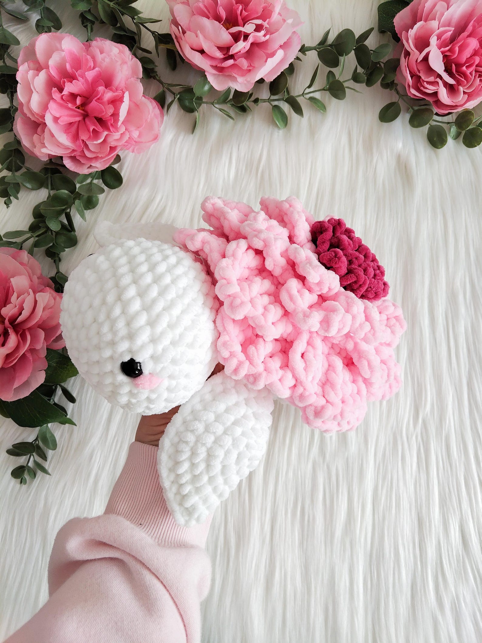 Cherry Blossom Turtle Crochet Pattern - Sakura Flowers, Advanced ...