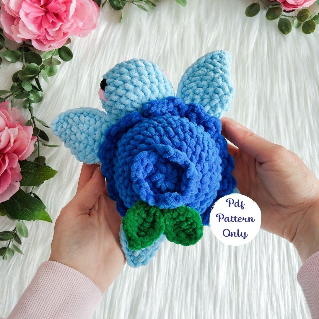 Mini Blueberry Turtle Crochet Pattern - Fruit Turtles DIY, Amigurumi ...