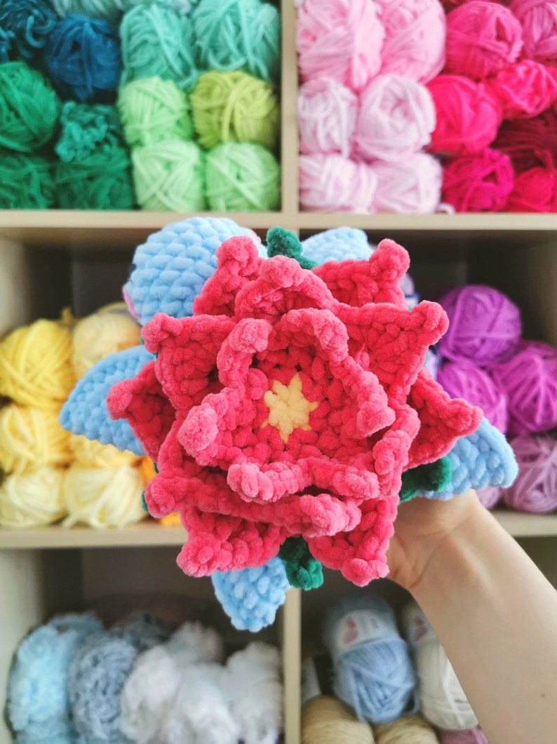 Mini Lotus Flower Turtle Crochet Pattern, Cute Happy Turtle Plush ...