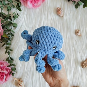 No-sew Octopus Crochet Pattern, Sea Animals and Creatures, Beginner ...