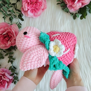 Strawberry Turtle Crochet Pattern - Amigurumi PDF, Fruit Turtles ...