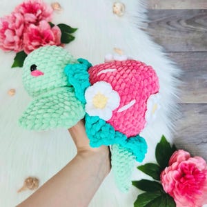 Strawberry Turtle Crochet Pattern - Amigurumi PDF, Fruit Turtles, DIY ...