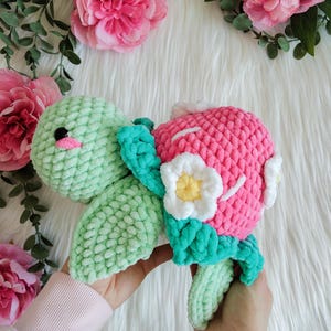 Strawberry Turtle Crochet Pattern - Amigurumi PDF, Fruit Turtles ...