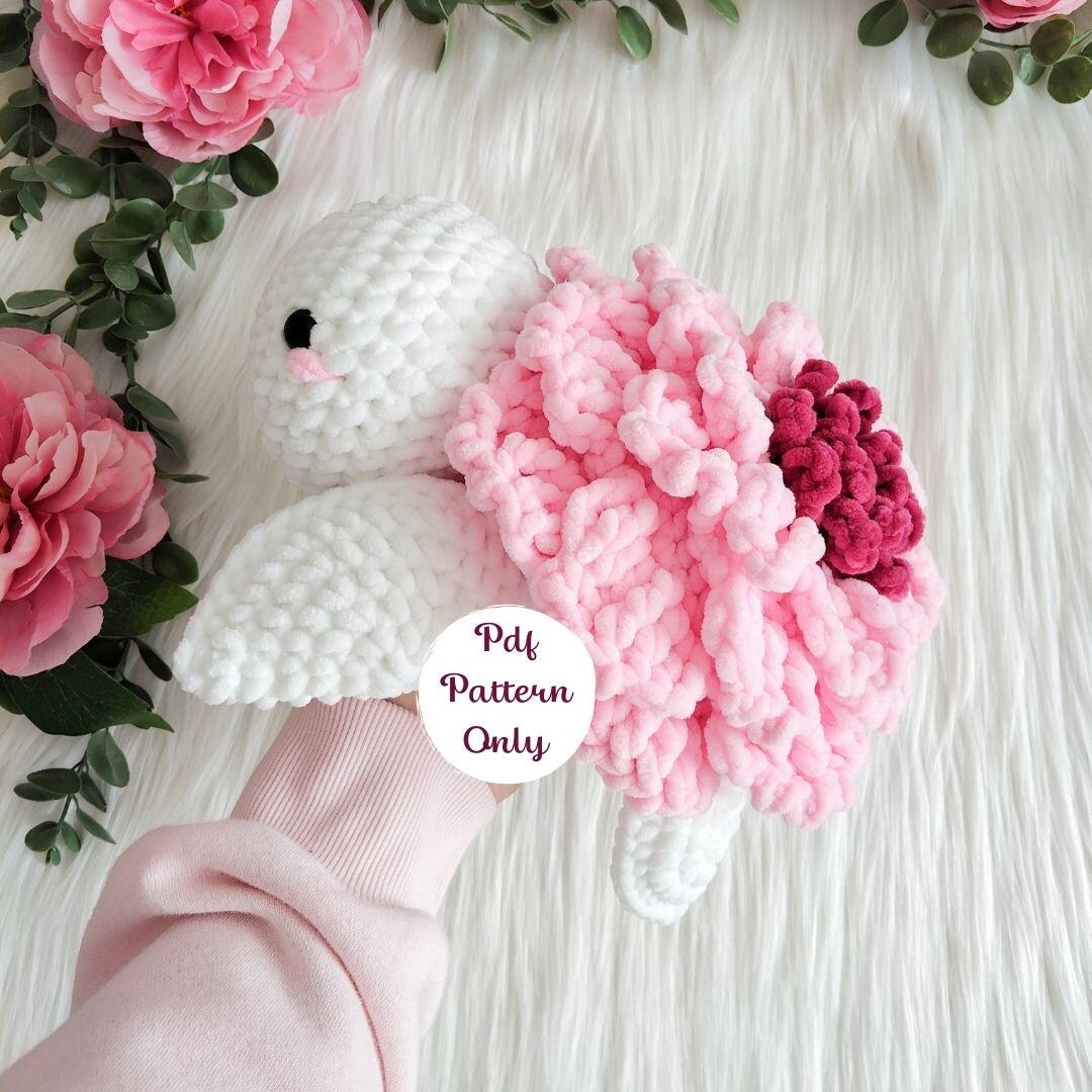 Cherry Blossom Turtle Crochet Pattern - Sakura Flowers, Advanced ...
