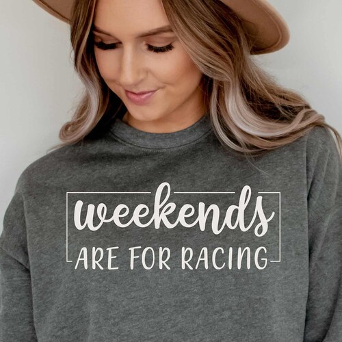 Weekends Are for Racing Svg Dirt Track Snowmobile Stock - Etsy