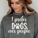 I Prefer Dogs Over People Svg, Funny Dog Lover Svg, Cut File for Cricut ...