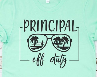 Principal off Duty Svg - Etsy