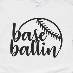 Base Ballin Svg, Baseball Svg, Svg Cut Files, Sport Svg, Softball Svg ...