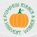 Pumpkin Kisses and Harvest Wishes Svg, Fall Svg, Funny Fall Shirt ...