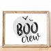 Boo Crew Svg halloween svg ghost svg pumpkin svg Halloween | Etsy