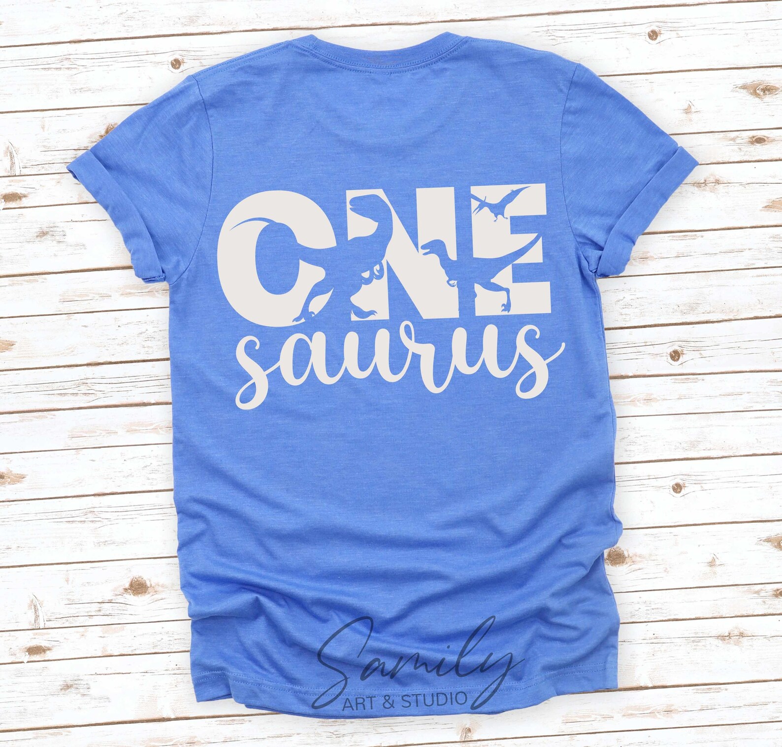 One Saurus Svg First Birthday Svg Birthday Dinosaur Svg Cut - Etsy