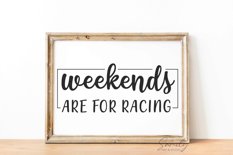 Weekends Are for Racing Svg Dirt Track Snowmobile Stock - Etsy