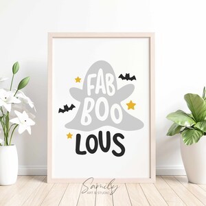 Fab Boo Lous Svg, Halloween Svg, Faboolous Svg, Boo, Spooky, Ghost, Cat ...
