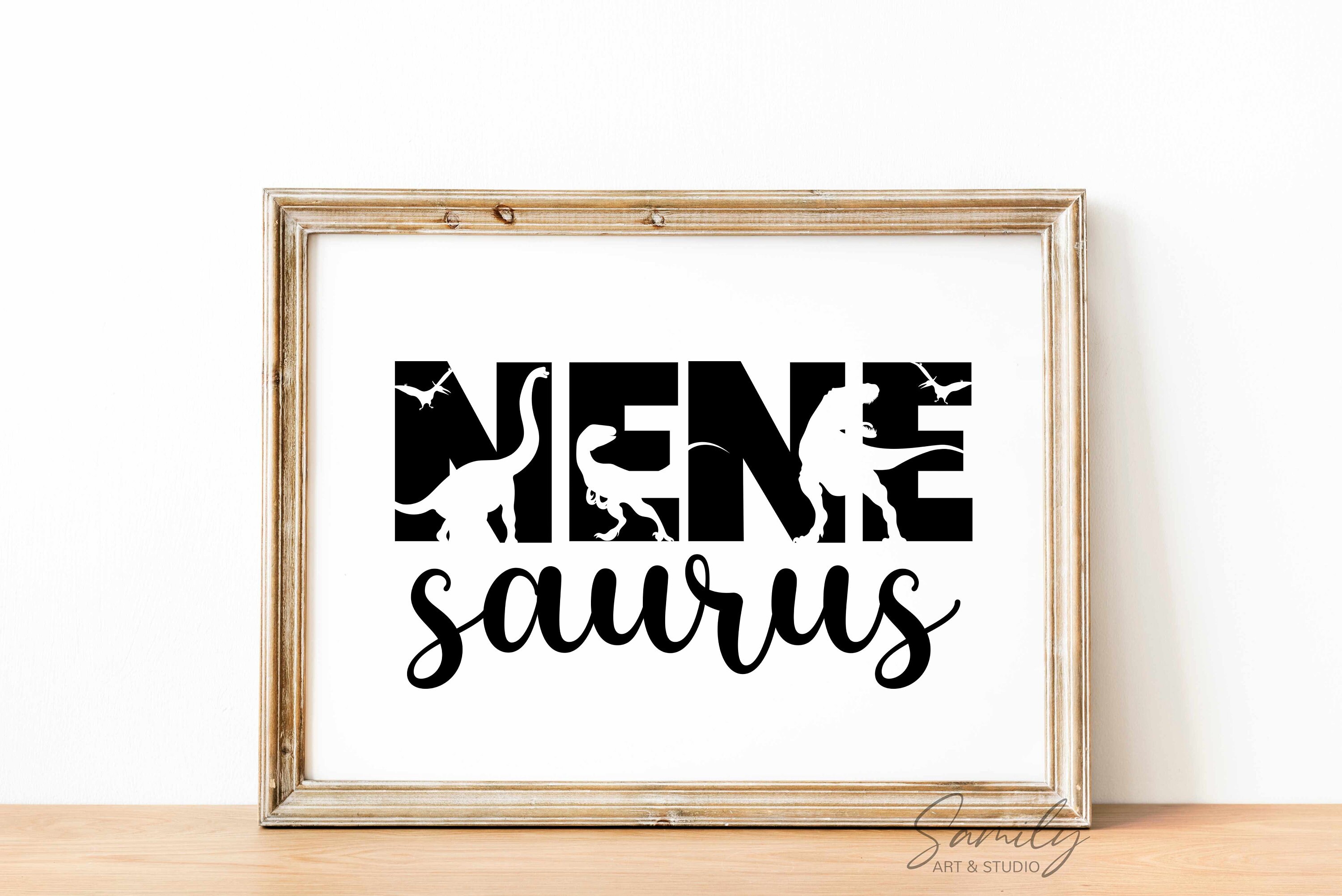 Nene Saurus Svg Grandma Saurus Svg T-rex Dinosaur Svg - Etsy