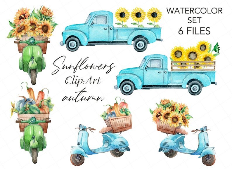 Floral Clipart Mega Bundle Watercolor Flower Clipart Blush - Etsy