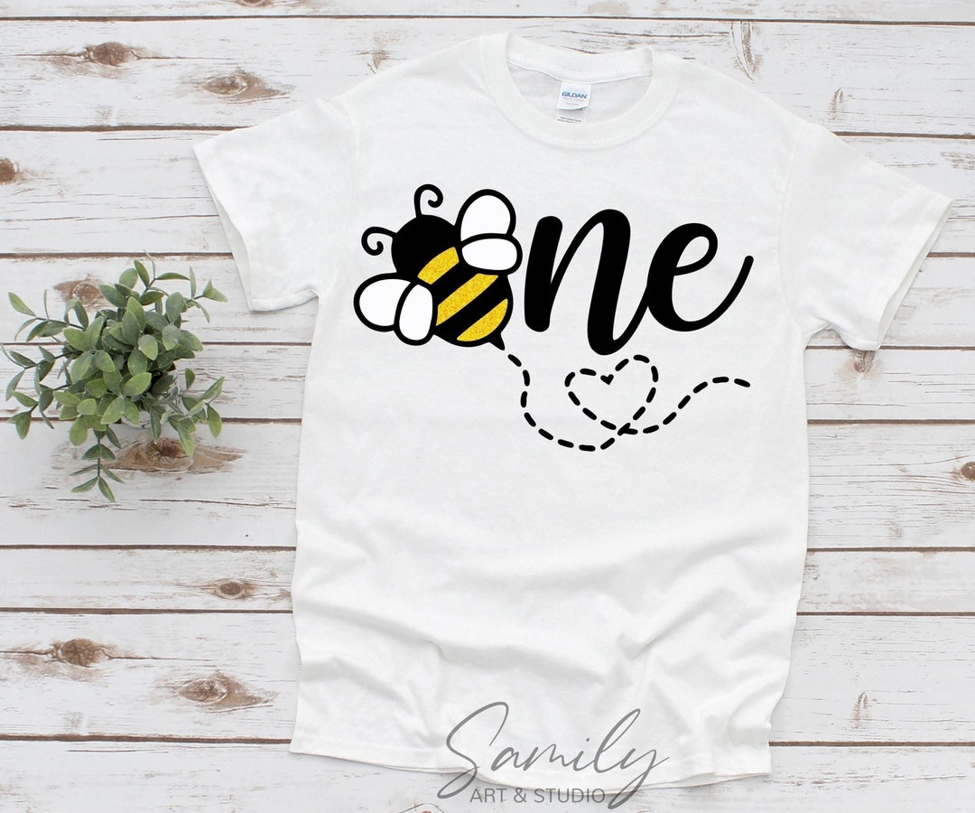 One Bee Svg, First Birthday Bee SVG PNG, Bumble Bee Svg, One Bee Day ...