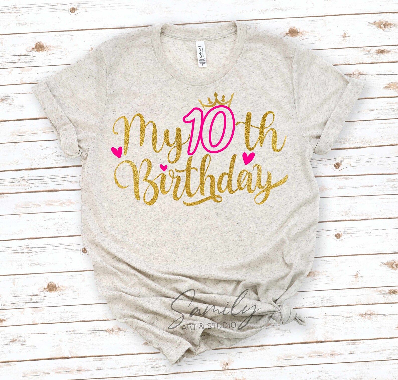 My Tenth Birthday Svg 10th birthday svg Happy Birthday svg | Etsy