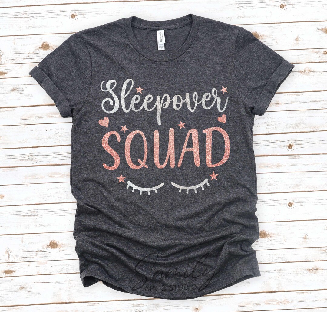 Sleepover Squad Svg, Slumber Party Svg, Girl Night Svg, Slumber Party ...