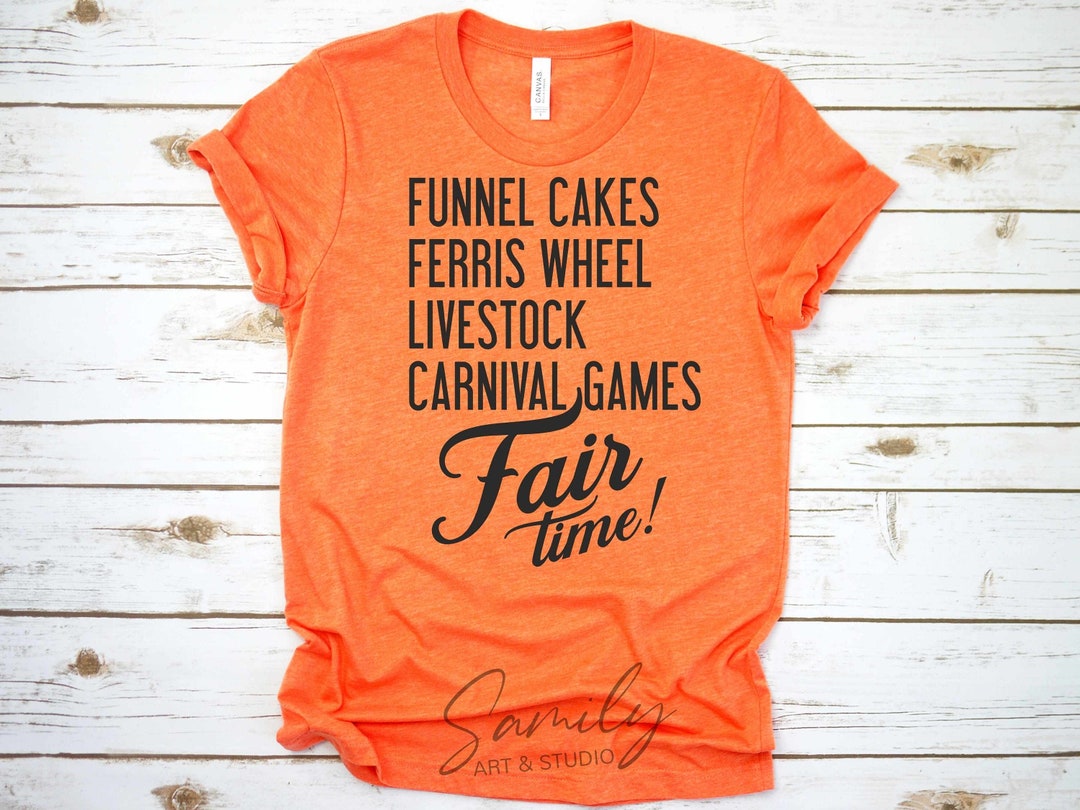 Fair Time Svg, Funnel Cakes, Ferries Wheel Svg, Autumn SVG, State Fair ...