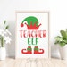 Teacher Elf Svg Christmas Svg Teacher Svg Christmas SVG - Etsy