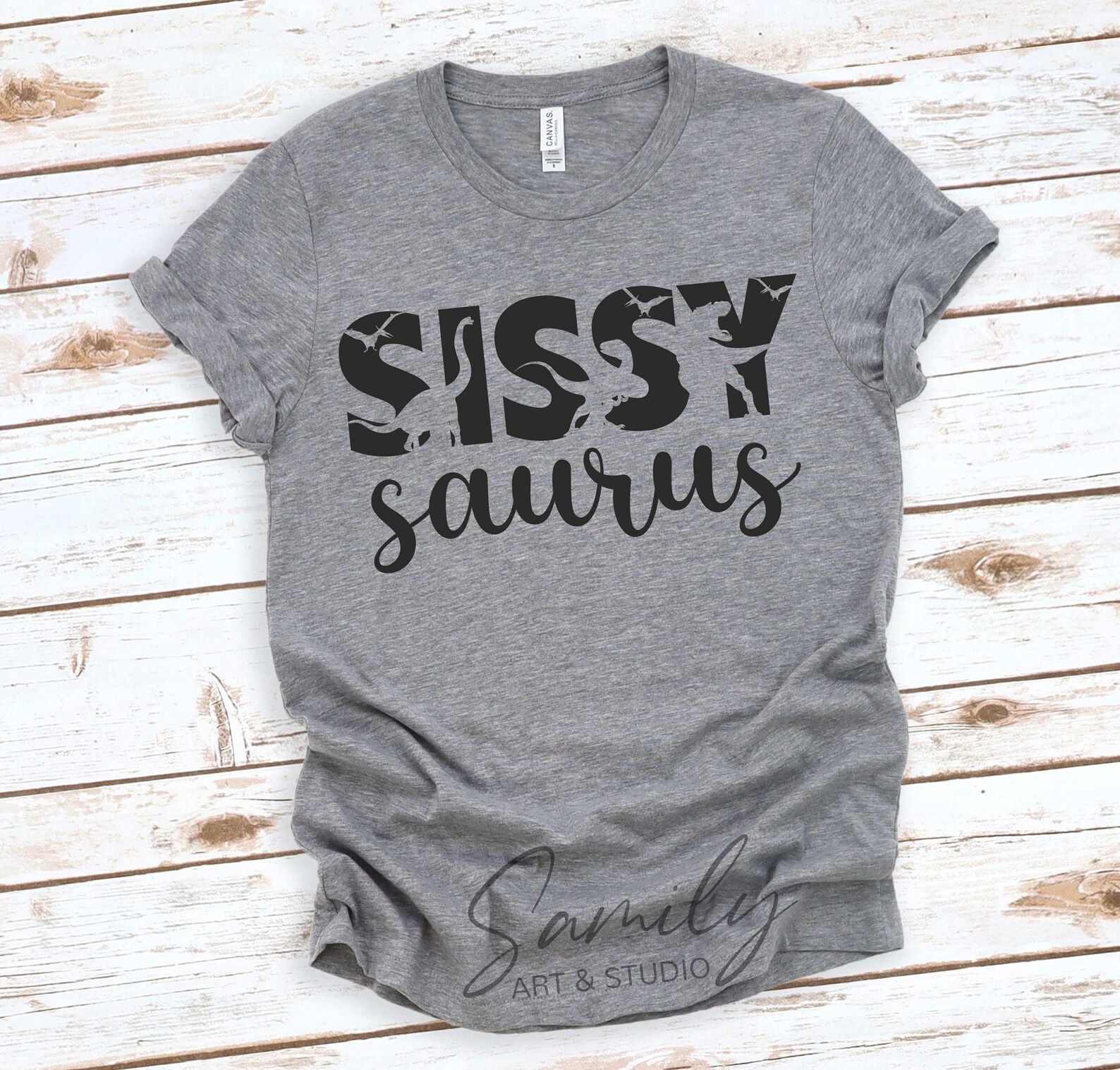 Sissy Saurus Svg T-rex Dinosaur Svg Birthday Svg Sissy Svg - Etsy