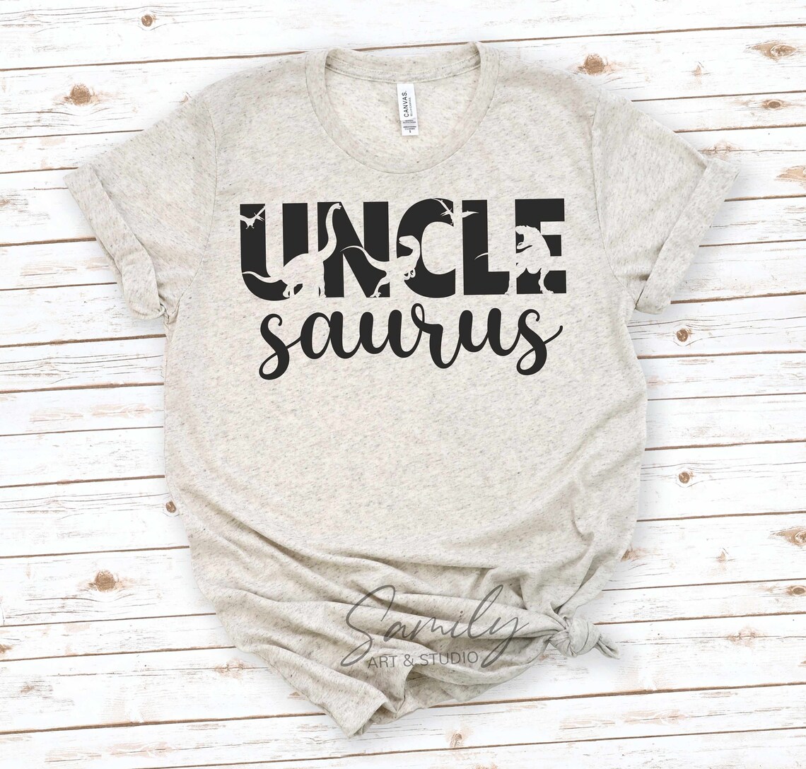 Uncle Saurus Svg T-rex Dinosaur Svg Uncle Svg Dinosaur - Etsy