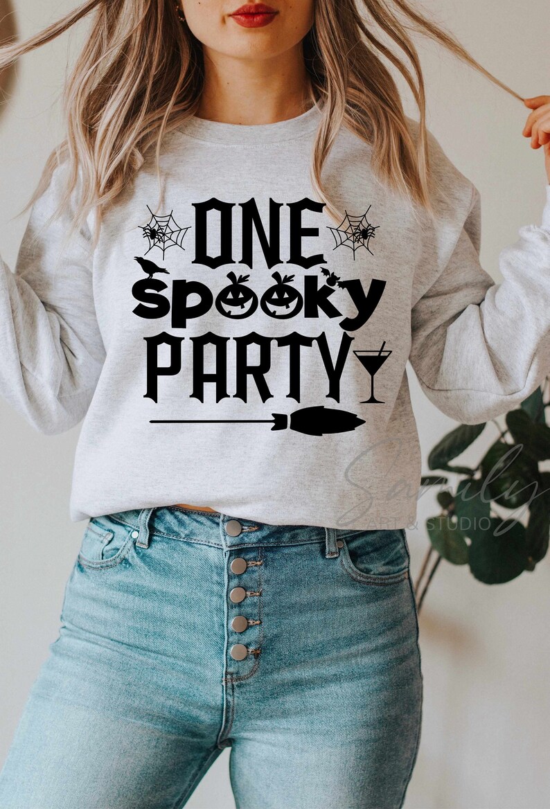 One Spooky Party Svg Halloween Svg Spooky Svg - Etsy