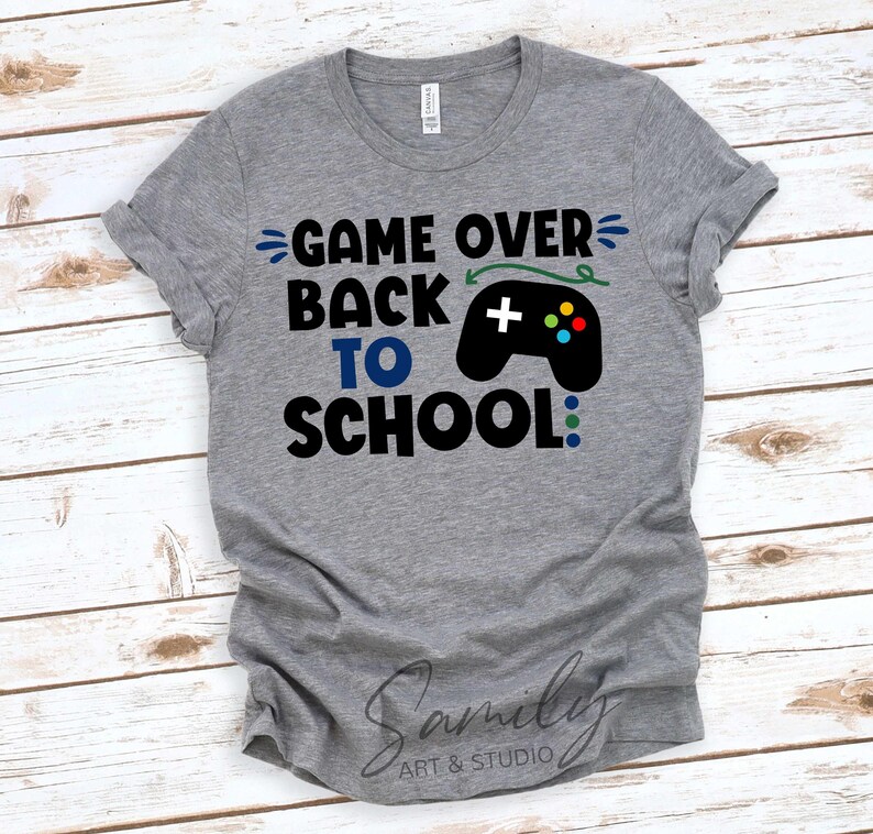Game Over Back to School Svg Back to School Svgsecond Grade - Etsy
