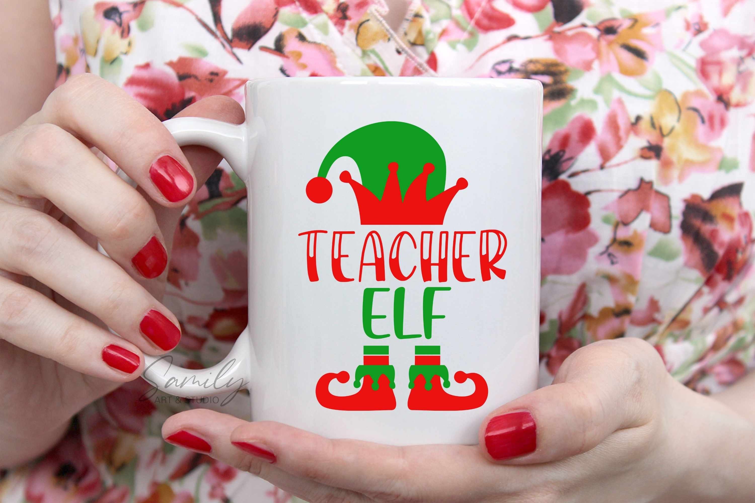 Juf Elf Svg Kerst Svg Juf svg Kerst SVG Lerarenelftal svg | Etsy België