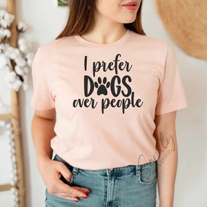 I Prefer Dogs Over People Svg, Funny Dog Lover Svg, Cut File for Cricut ...