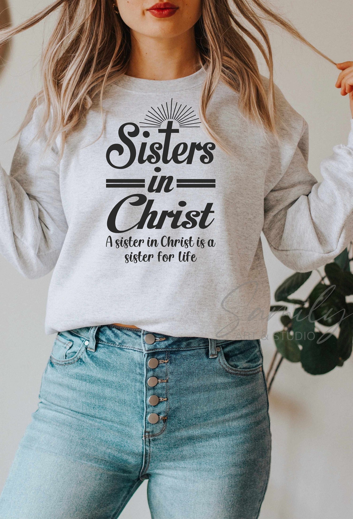 Sisters In Christ Svg A Sister In Christ Is A Sister For Life Etsy