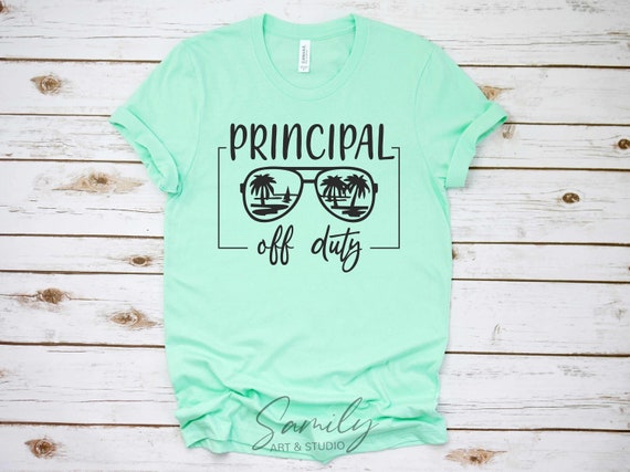 Principal off Duty Svg Funny Teacher Svgsummer Vacation - Etsy Canada