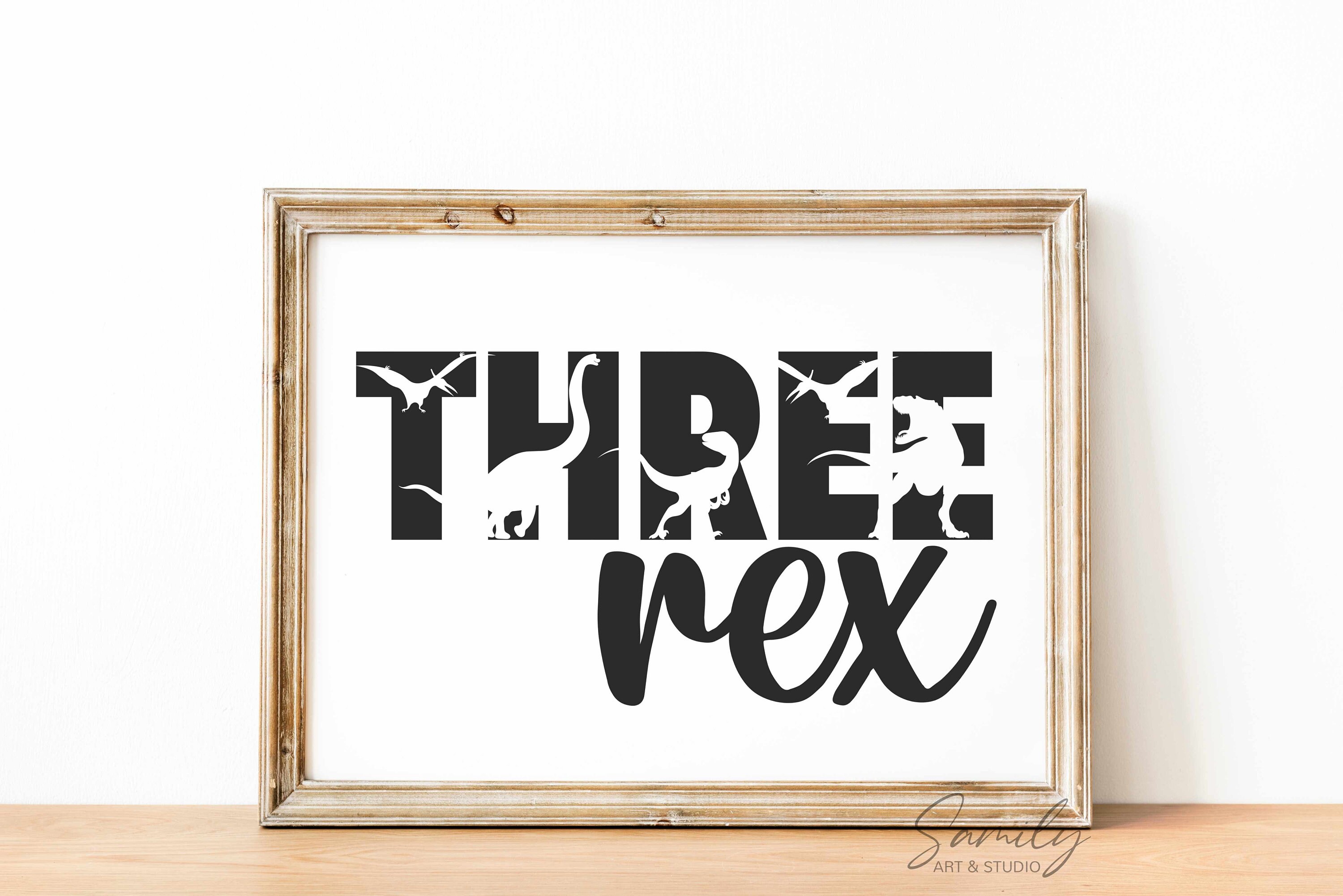 Three Rex Svg Three Rex Birthday Svg Three T Rex Svg Three - Etsy Canada
