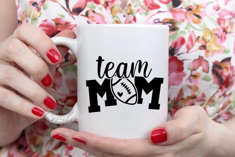 Team Mom Svg Football Mom SVG Football Svg Mom Life Svg - Etsy