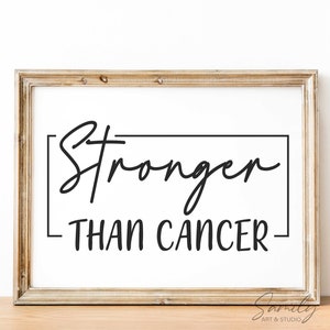 Stronger Than Cancer Svg,cancer Survivor Svg,cancer Fighter Svg,i Am ...