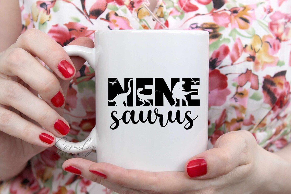 Nene Saurus Svg Grandma Saurus Svg T-rex Dinosaur Svg - Etsy