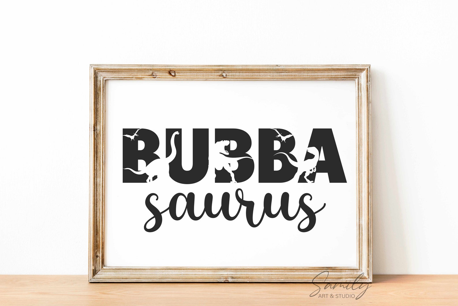 Bubba Saurus Svg T-rex Dinosaur Svg Bubba Svg Dinosaur - Etsy