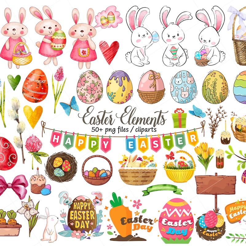 Easter Clip Art - Etsy