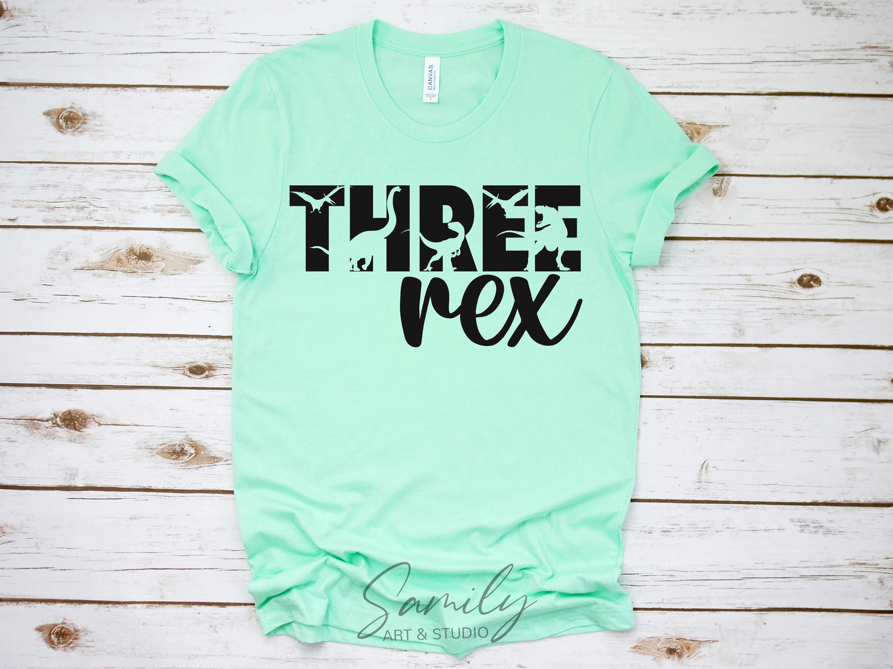 Three Rex Svg Three Rex Birthday Svg Three T Rex Svg Three - Etsy Canada