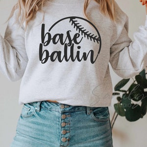 Base Ballin Svg, Baseball Svg, Svg Cut Files, Sport Svg, Softball Svg ...
