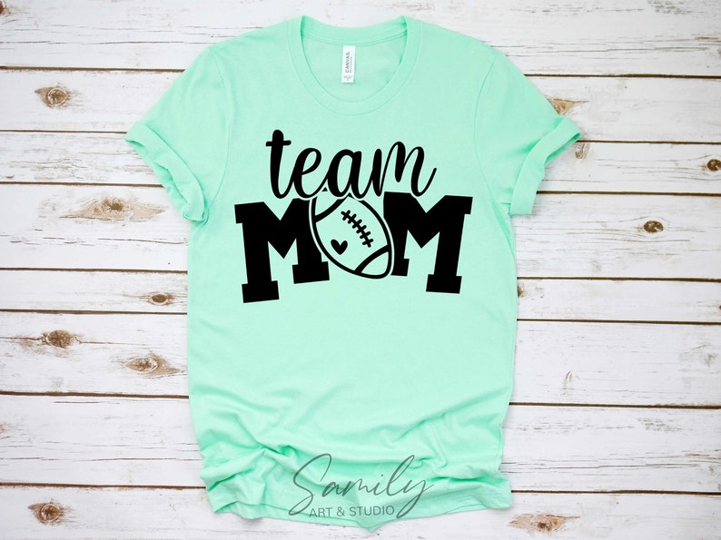 Team Mom Svg Football Mom SVG Football Svg Mom Life Svg - Etsy