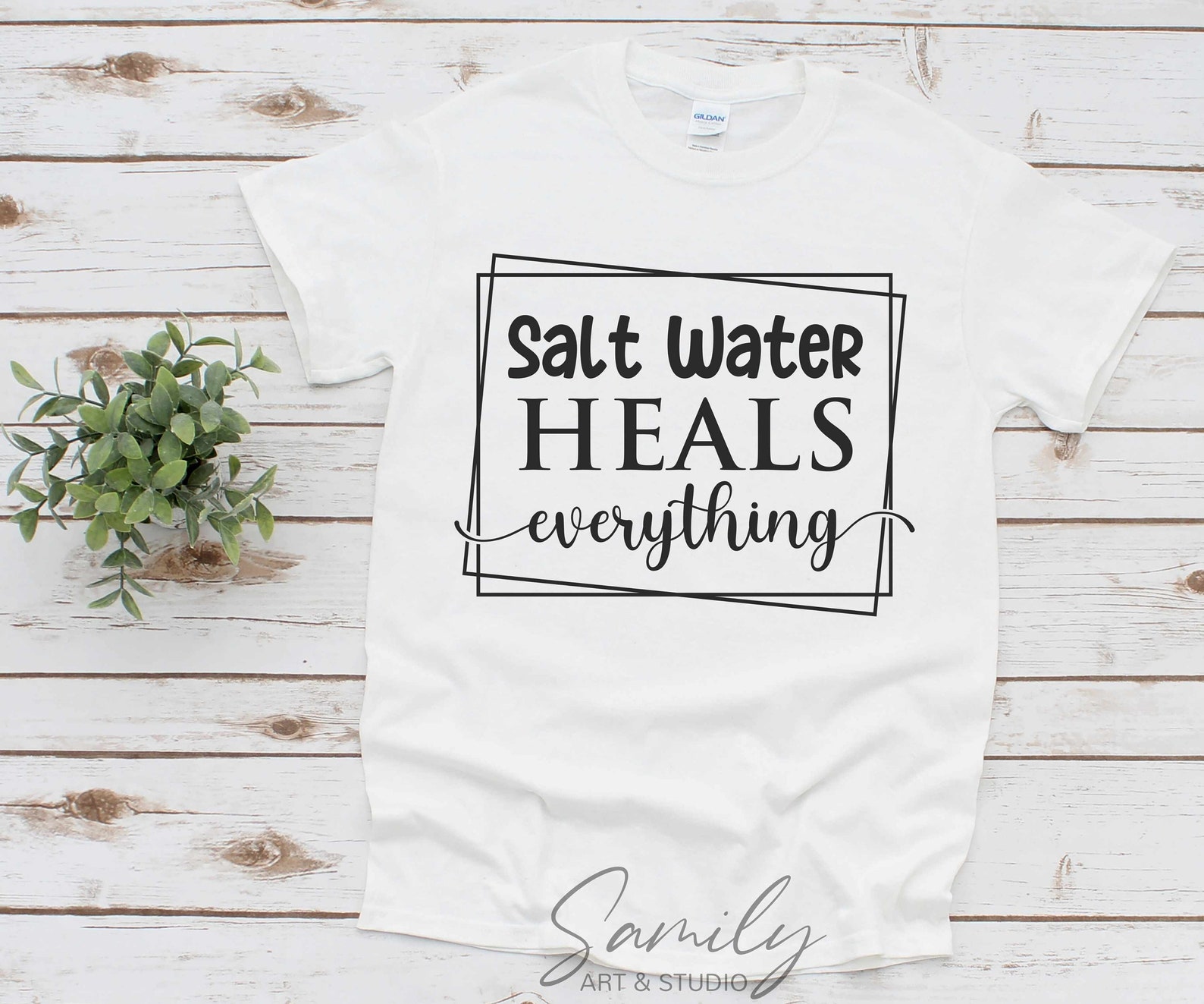 Salt Water Heals Everything Svg Beach SVG Tropical Vibes - Etsy