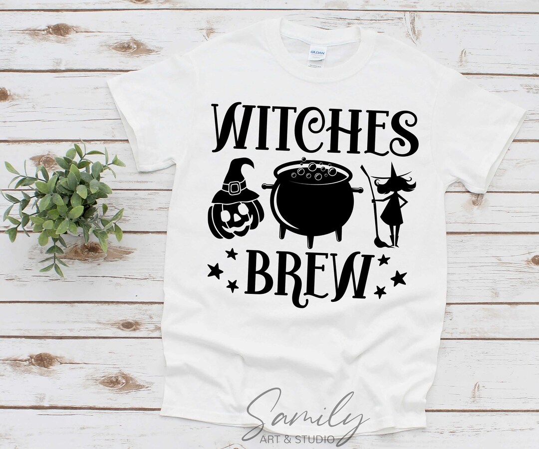 Brujas brew Svg, Halloween Svg, Halloween door sign SVG, Halloween Door ...