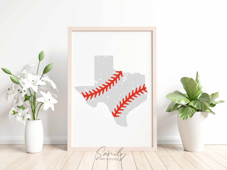 Texas Baseball Svg Texas Decal Svg Texas State Svg - Etsy