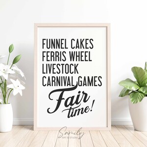 Fair Time Svg, Funnel Cakes, Ferries Wheel Svg, Autumn SVG, State Fair ...